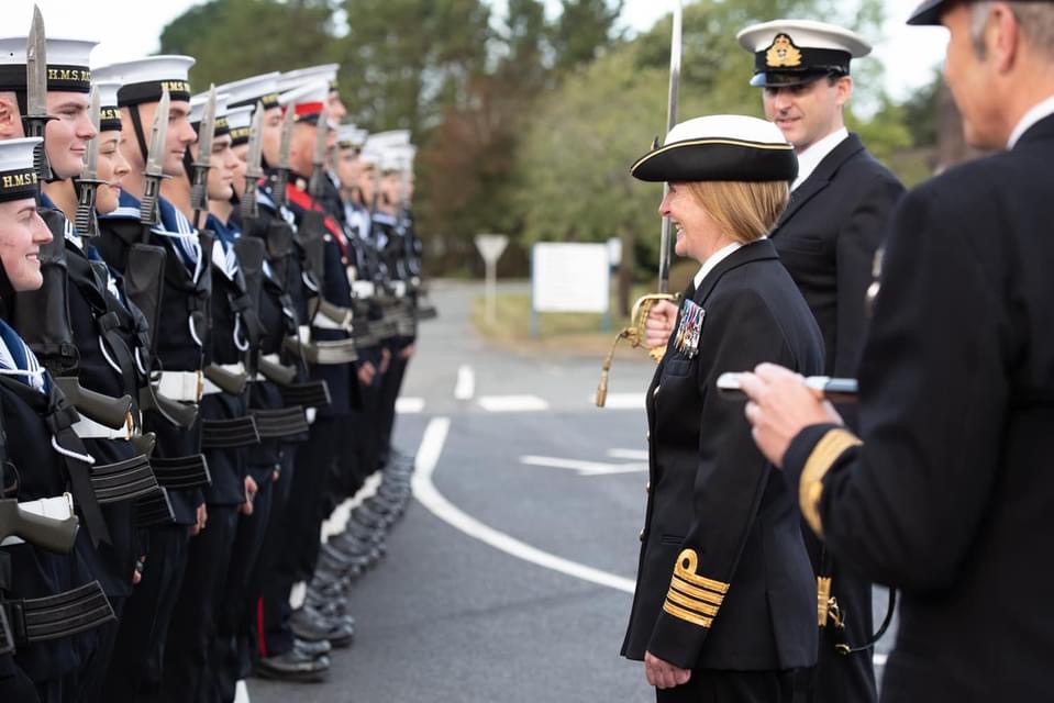 New CO for HMS Raleigh - Association of Wrens