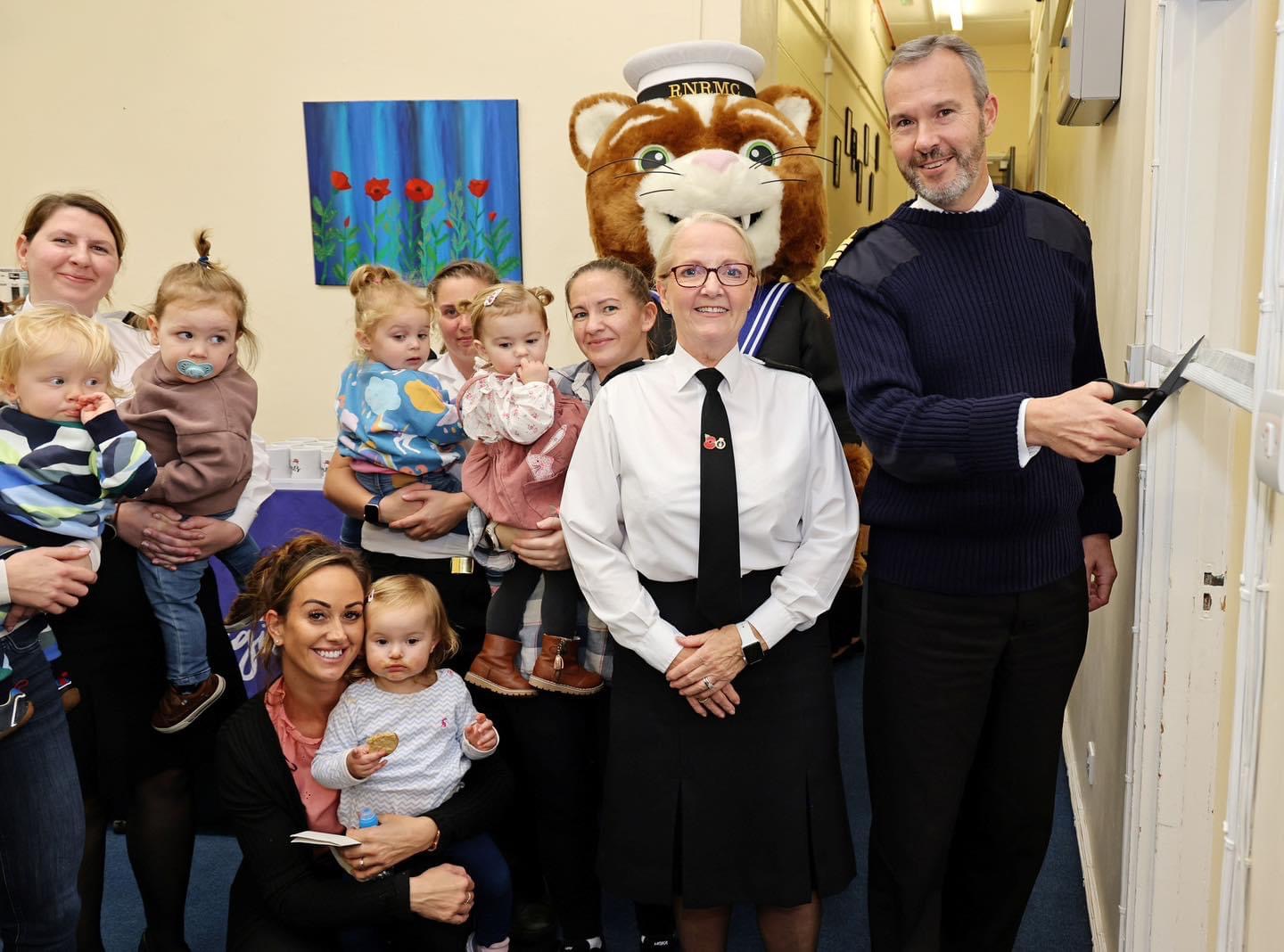 Baby Friendly Areas Opened in HMS Drake - Association of Wrens