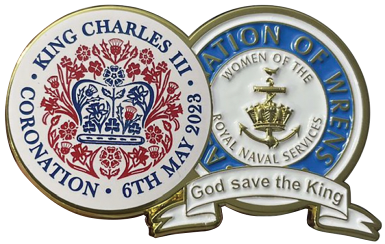 **SOLD OUT** Coronation Badge - Association of Wrens