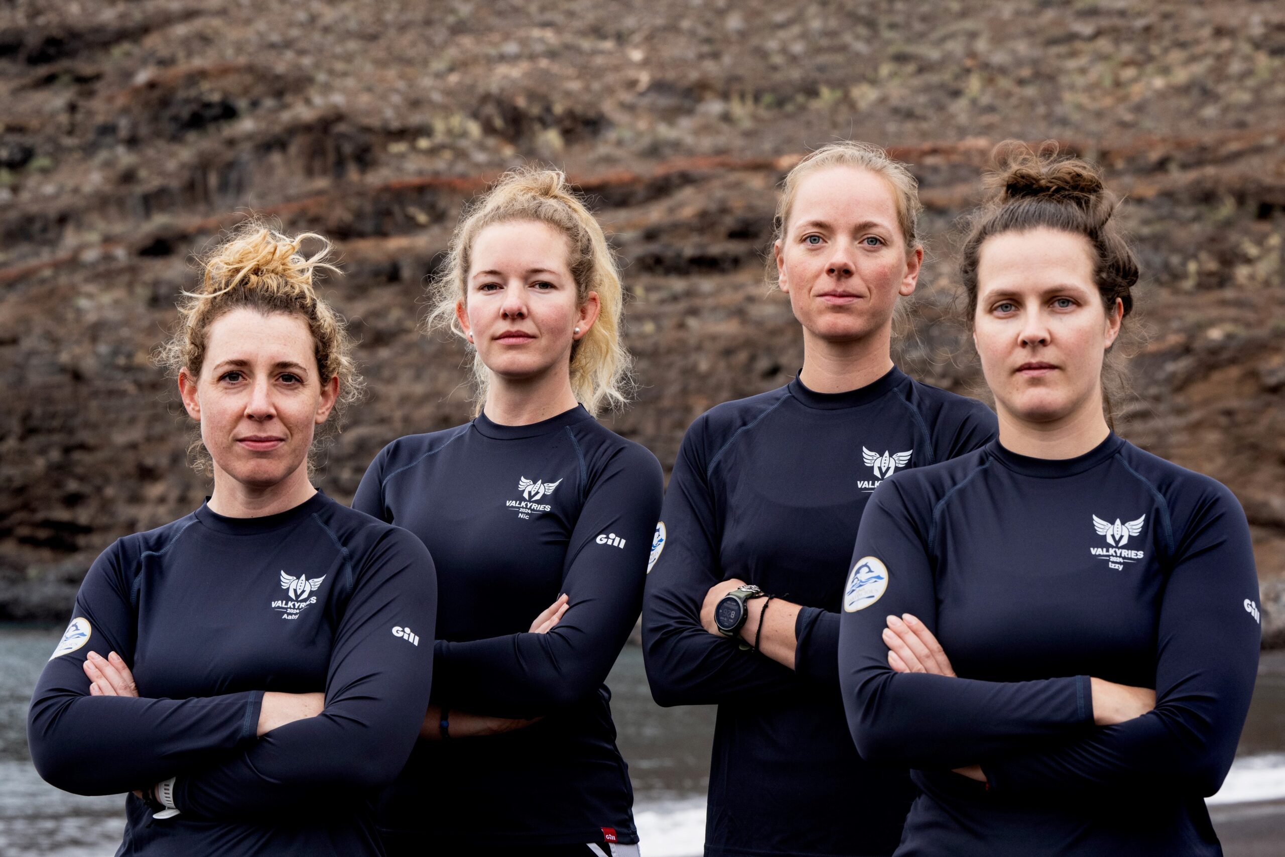 HMS Oardacious Valkyries Team - Atlantic Row Start - Association of Wrens